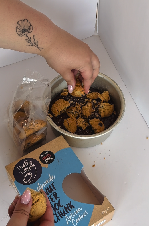 Fudgy Peanut Butter Brownie with Molly Woppy Cookies | WM Retail website