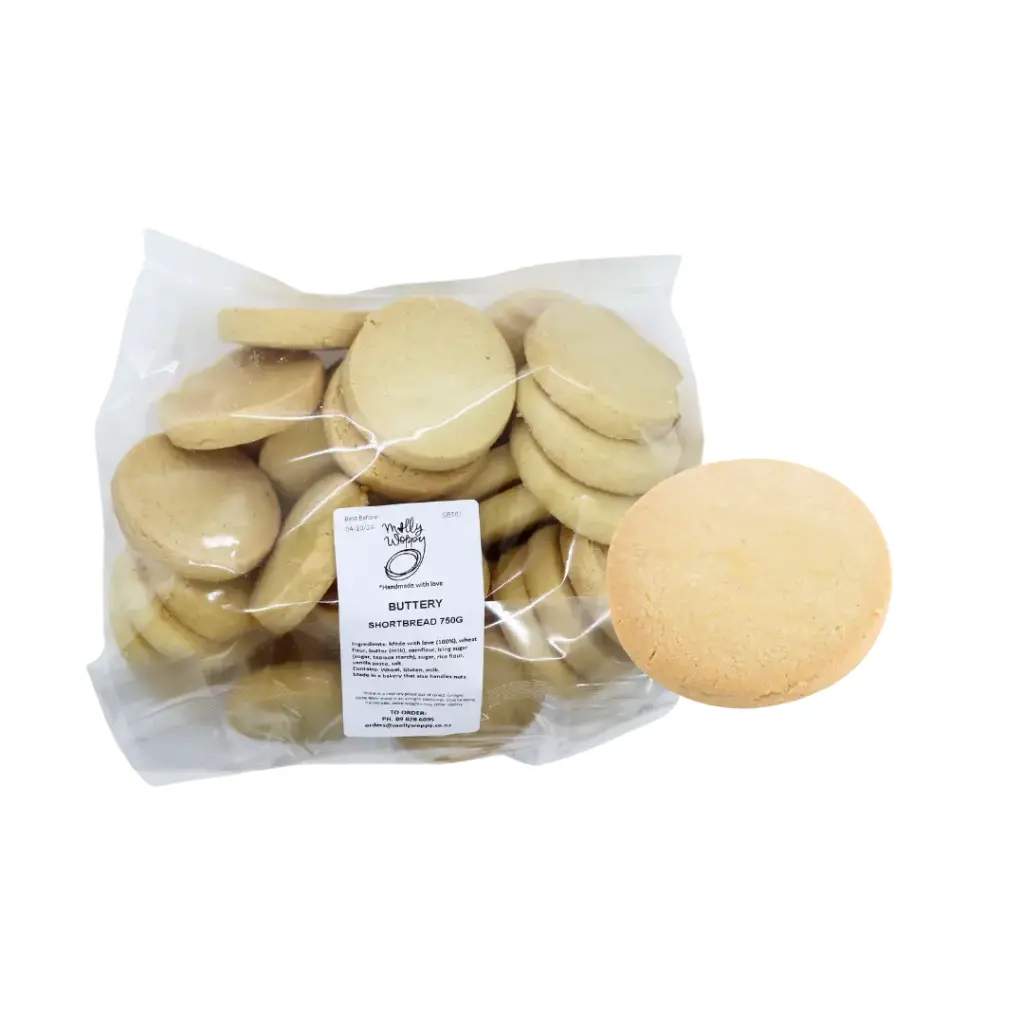 Shortbread Buttery Cookies 19g Small Bulk 750g Bag | WM Retail website